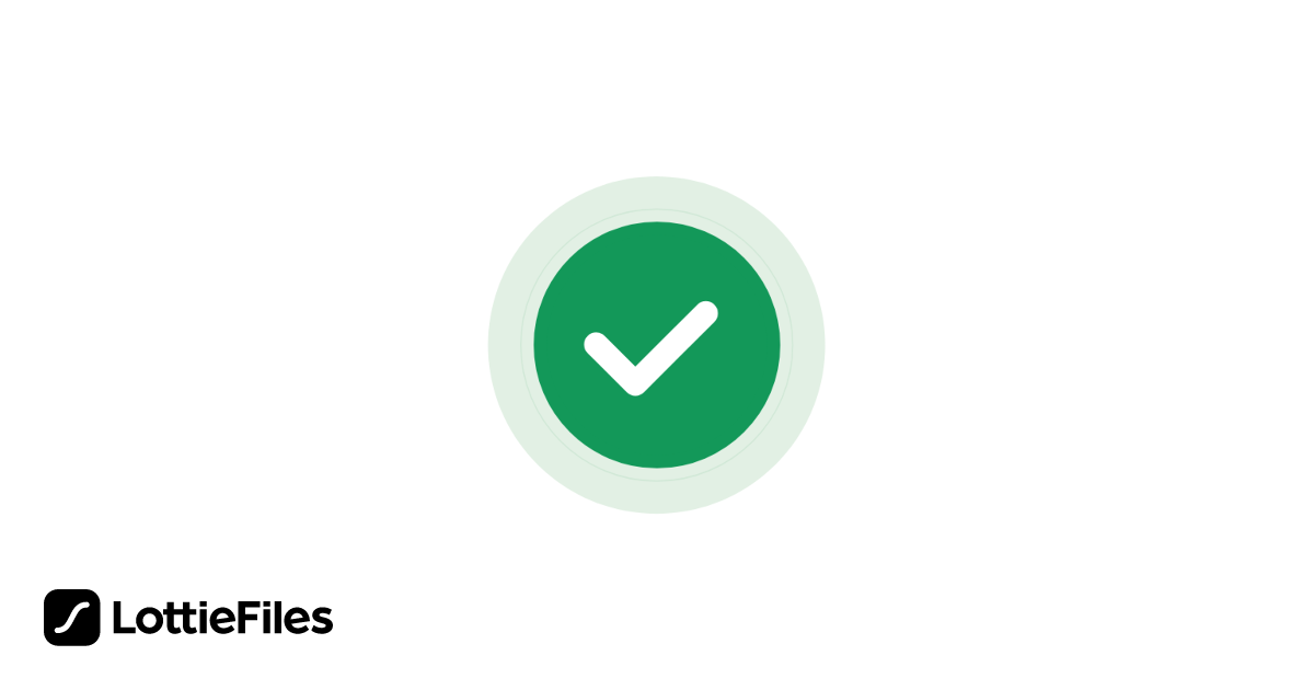 Free Check Animation by Suhas | LottieFiles