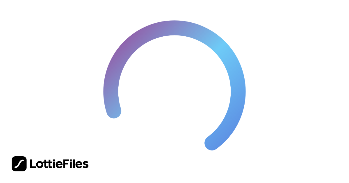 Free gradient spinner Animation by Lola | LottieFiles