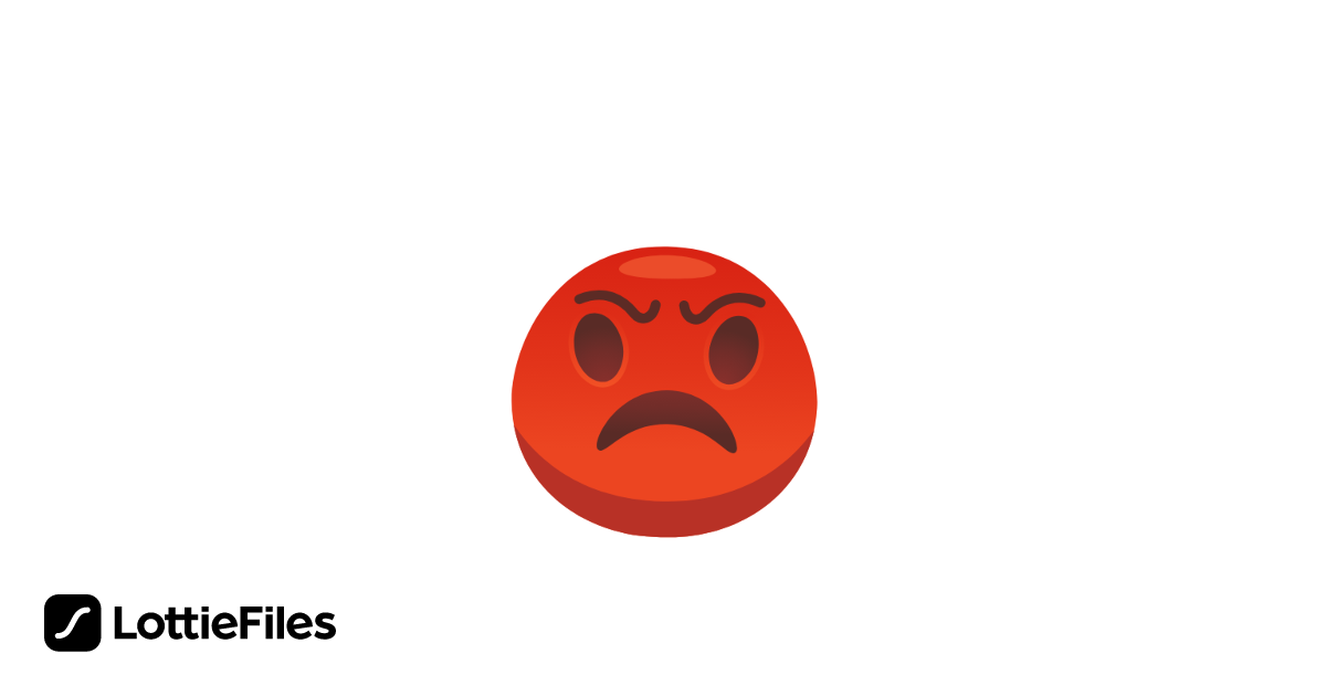 Free Angry Emoji to Cursing Emoji Animation by Thomas | LottieFiles