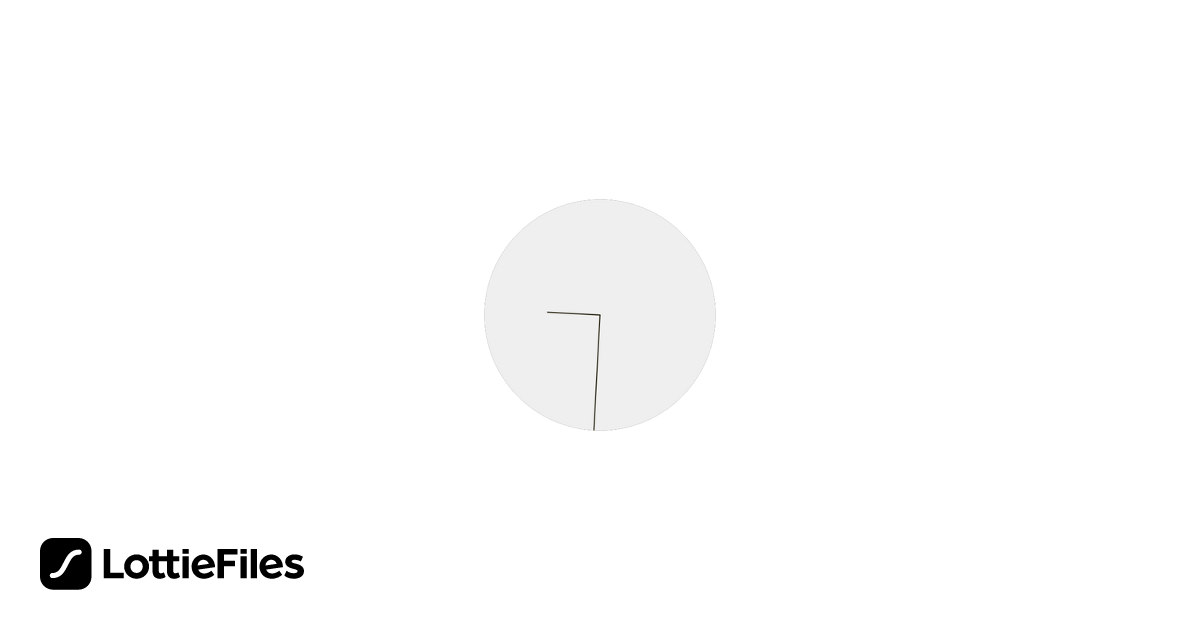 Free Clock8 Lottie JSON animation Animation by Weblodge | LottieFiles