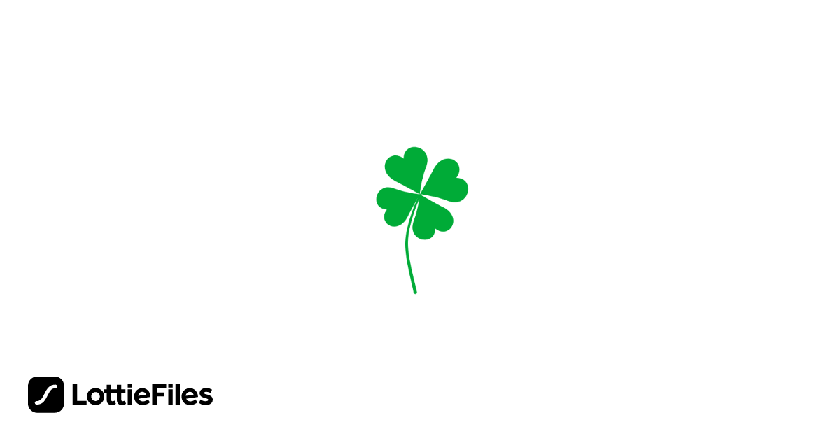 Free 4 Leaves Clover Animation by xxxxxxxxxxxxx | LottieFiles