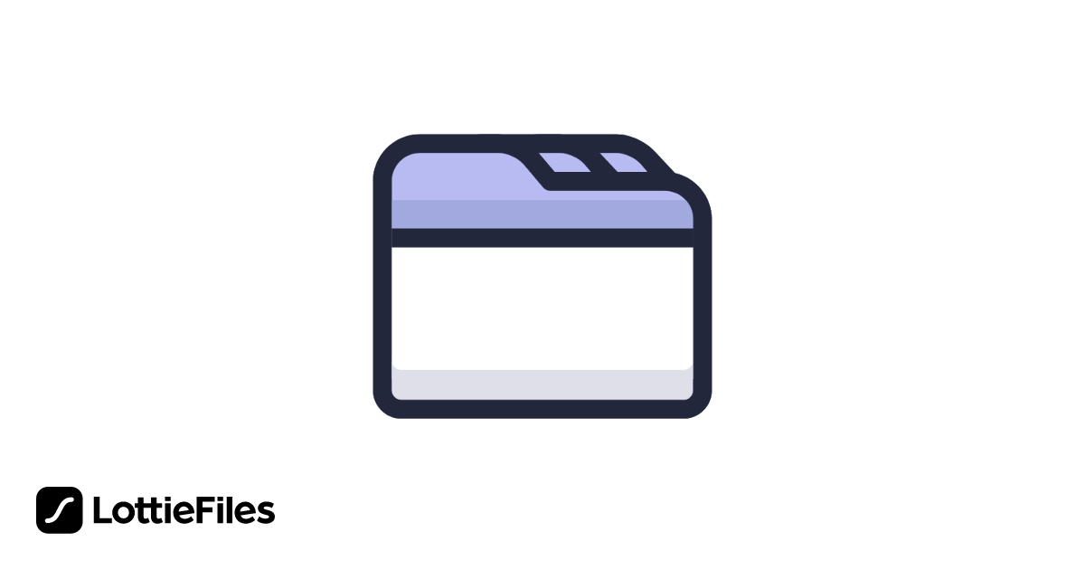 Free Folders icon animation Animation by Christopher Dsouza | LottieFiles