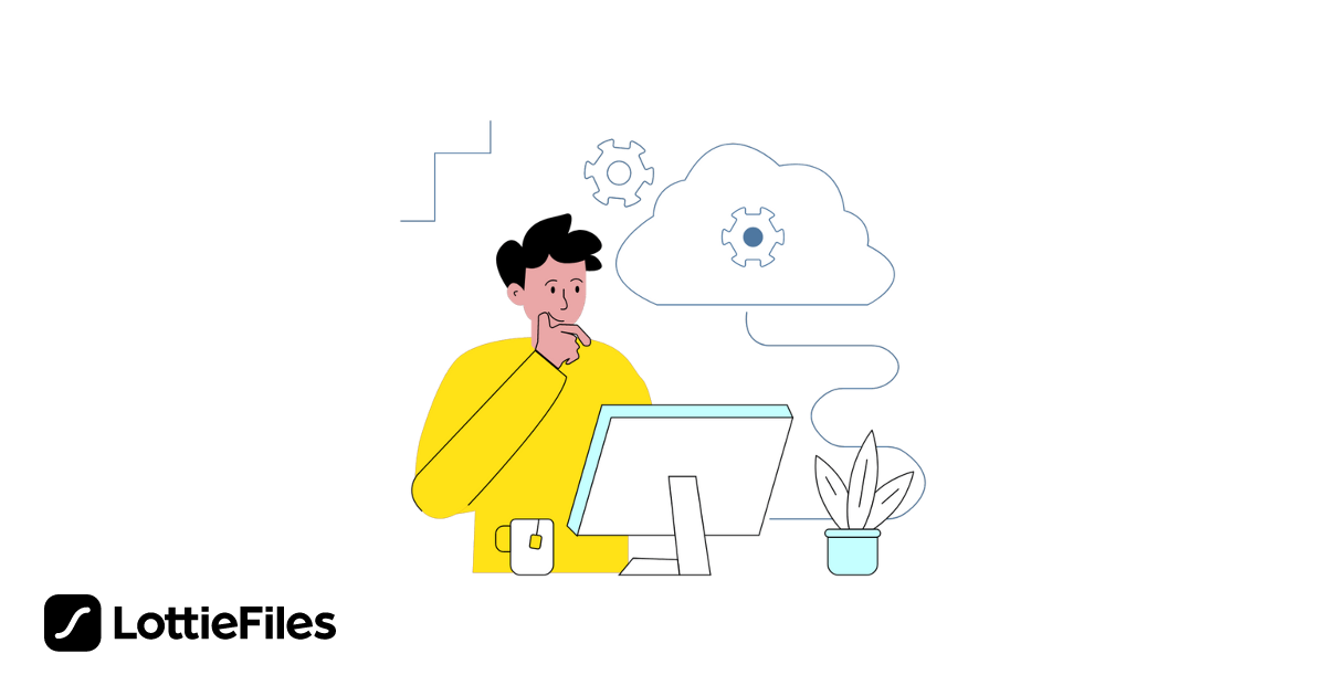 Free Cloud Platform Animation by Riju | LottieFiles