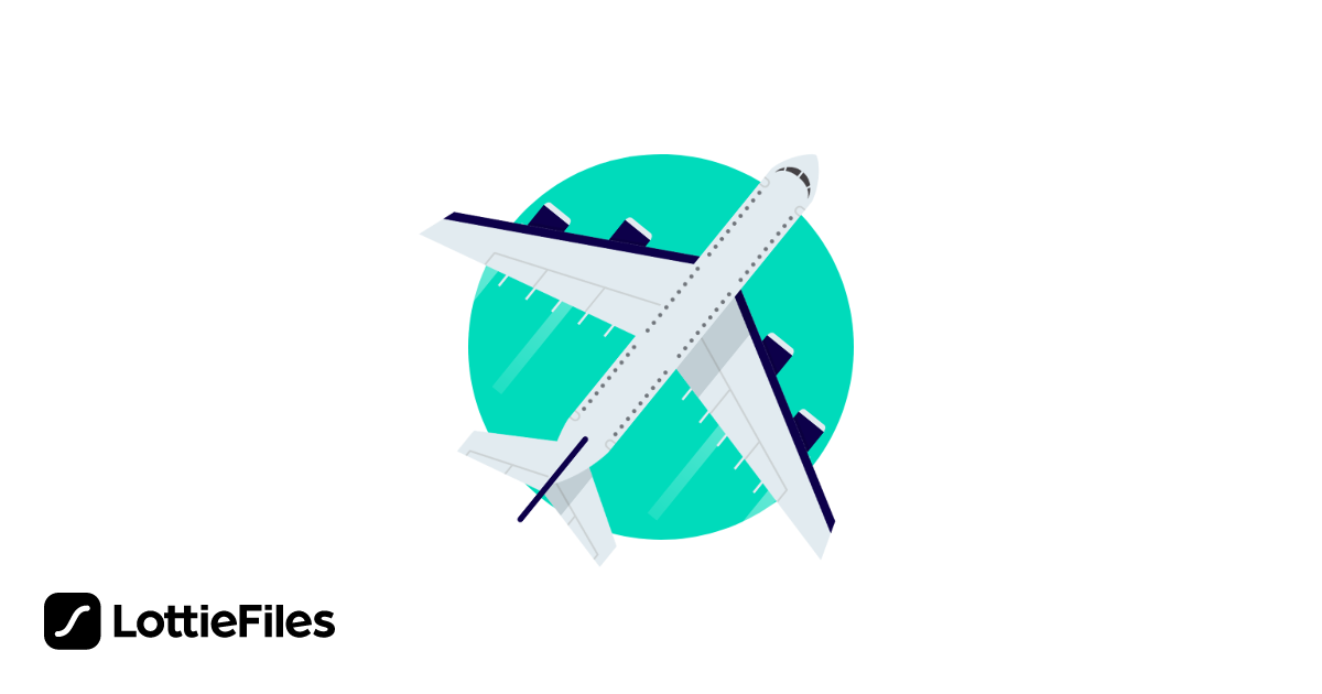 Free Airplane Animation by Claudia Cheah | LottieFiles