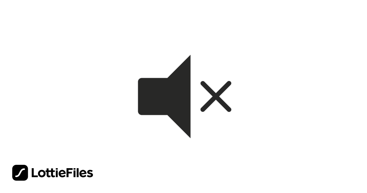 Free sound off Animation by Muhammad | LottieFiles