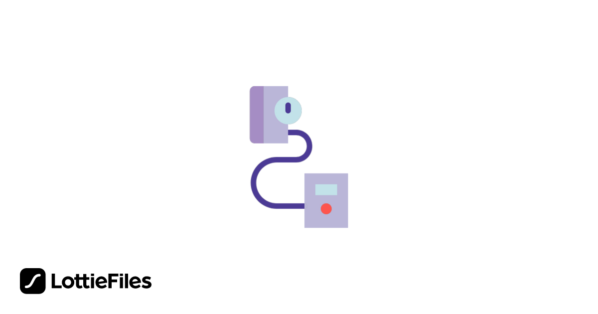 Free Blood Pressure Machine Animation by Irakun | LottieFiles