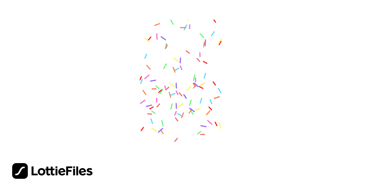 Free Sprinkles Animation by Edwin Zamorano | LottieFiles