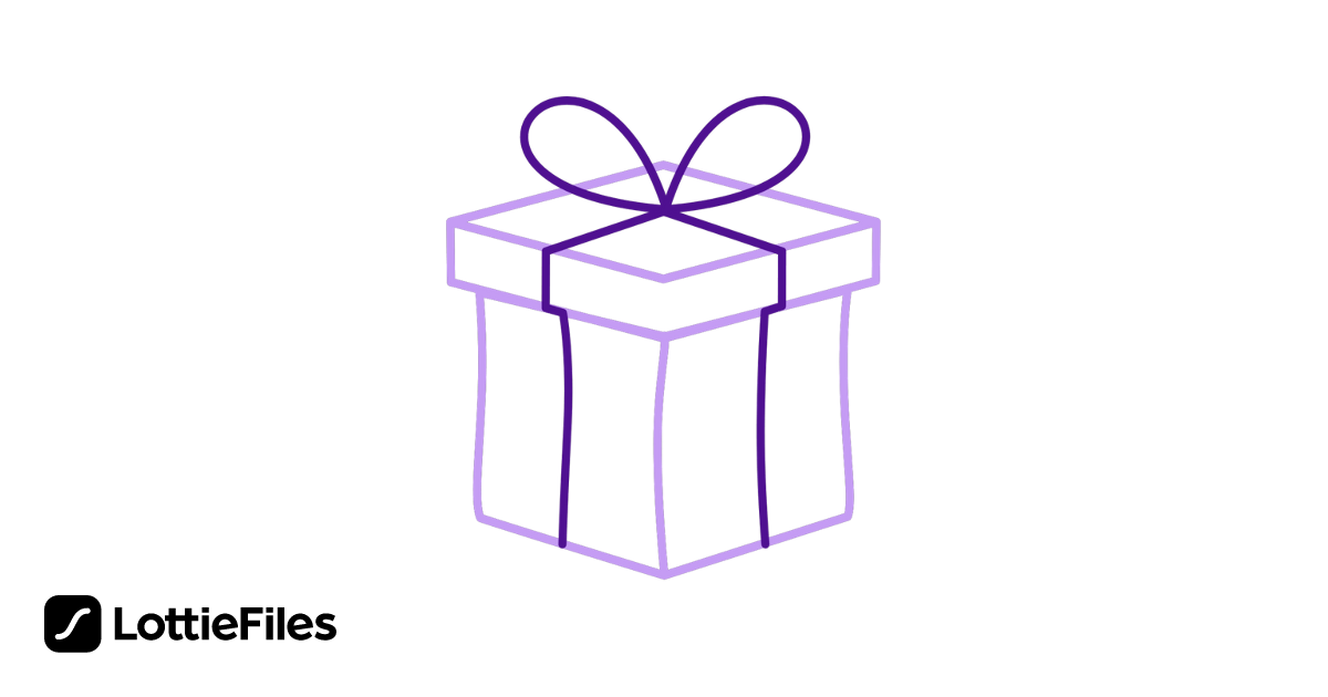 Free wired outline 412 gift (1) Animation by Fernando | LottieFiles