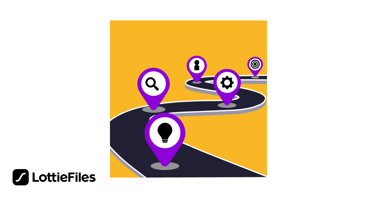 Free Road map icons Animation by ami_17 | LottieFiles