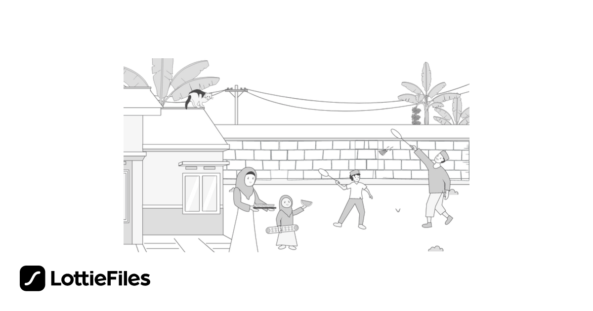 Free Indonesian family Animation by Elsa | LottieFiles