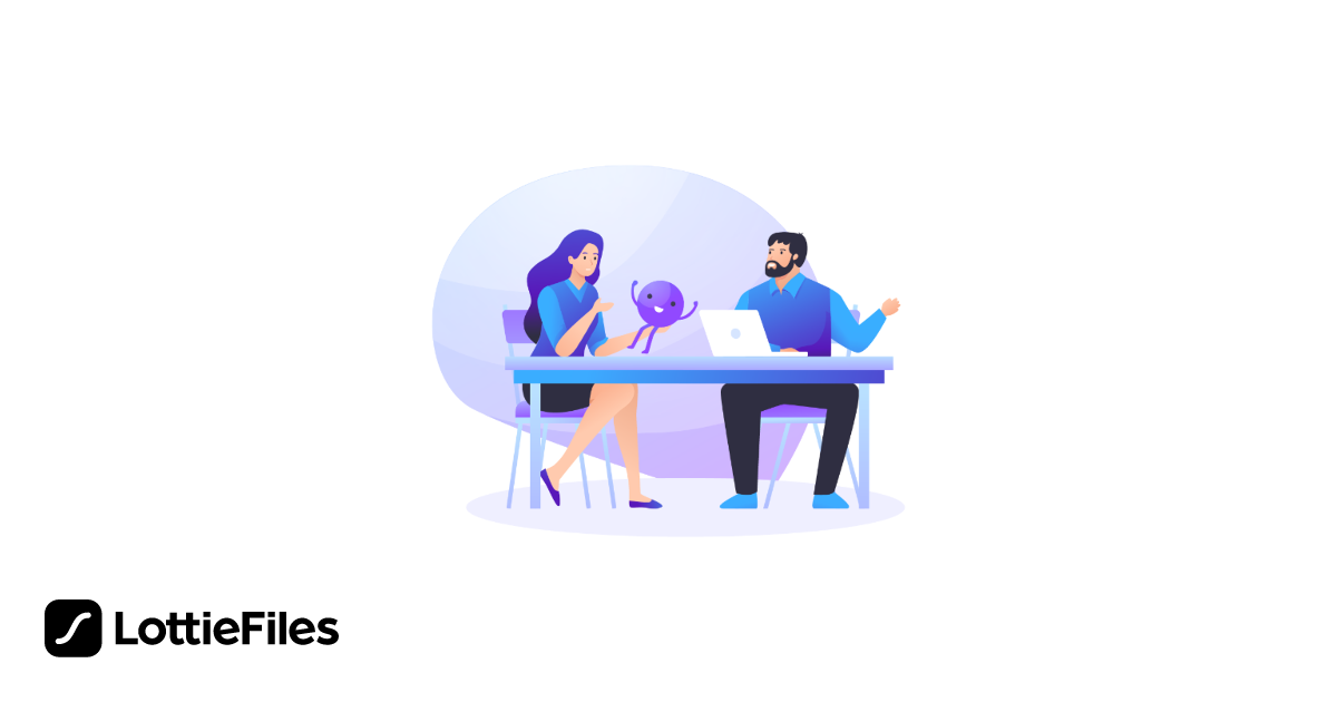 Free A Happy Workplace Animation by Patya | LottieFiles