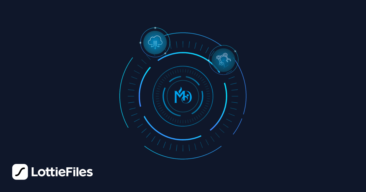 Free Tech Hero Section Circle Motion Animation by An | LottieFiles