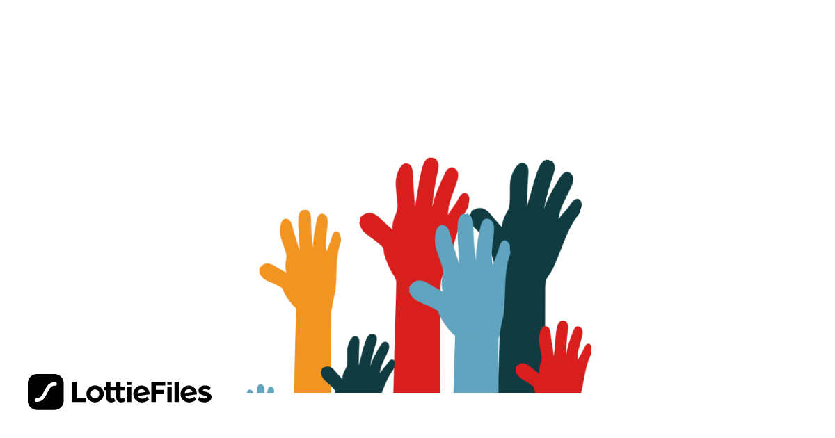 Free Waving Hands Animation by Akiko | LottieFiles