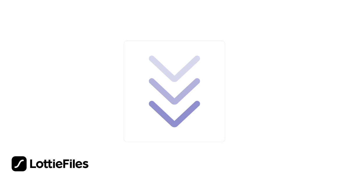 Free Arrow down icon animation Animation by Poritos Roy | LottieFiles