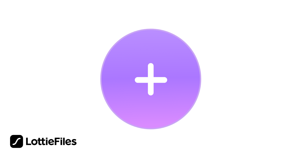 Free plus button Animation by 안슬기 | LottieFiles