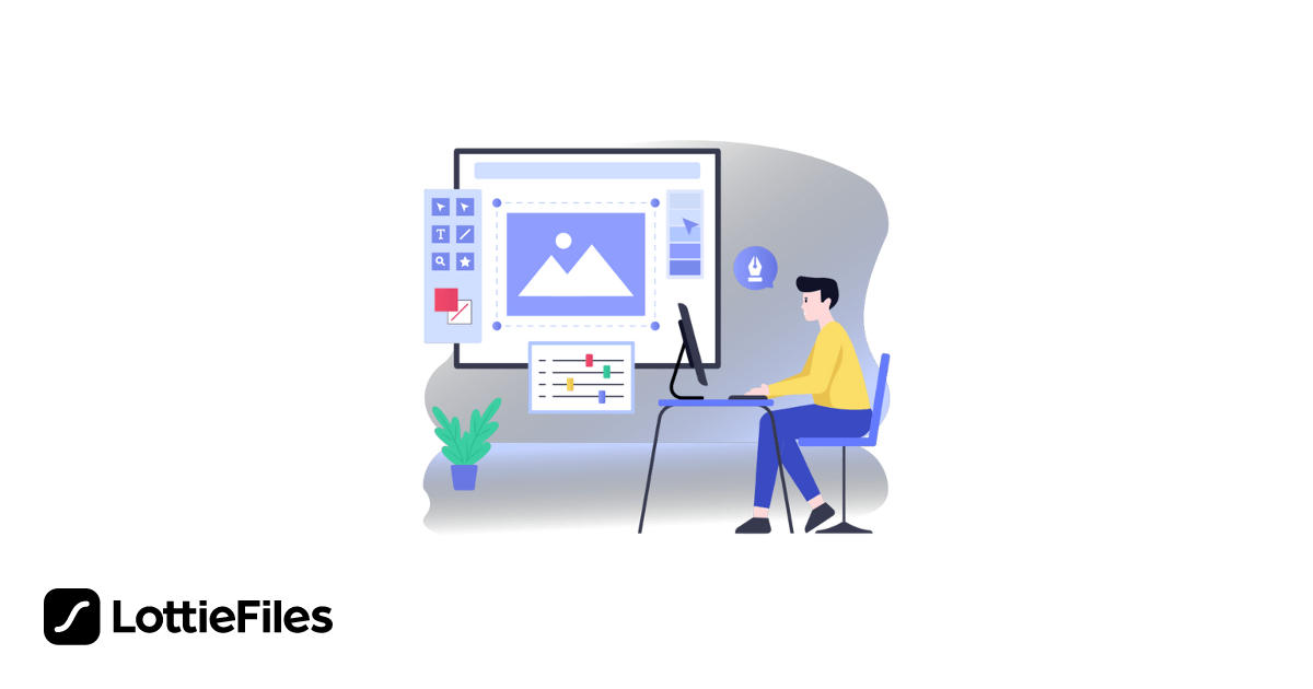 Free Designer Workspace Animation by Irfan | LottieFiles