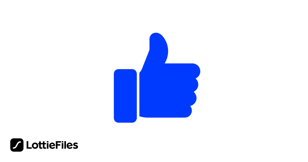 Free Thumb Animation by Creative | LottieFiles