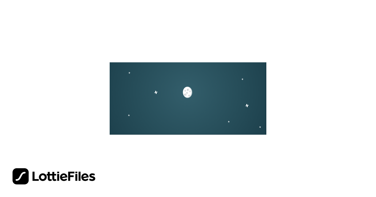 Free moon Animation by Mervin Paul | LottieFiles