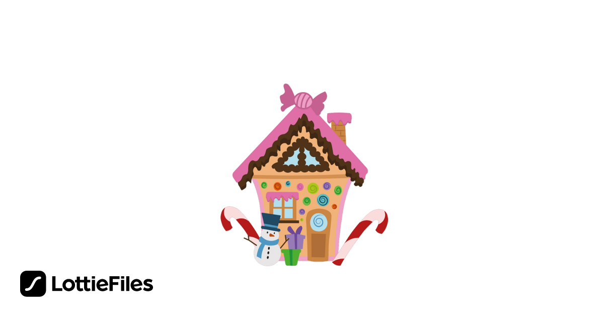 Free Candy House Animation | Magical Christmas Delight Animation by ...