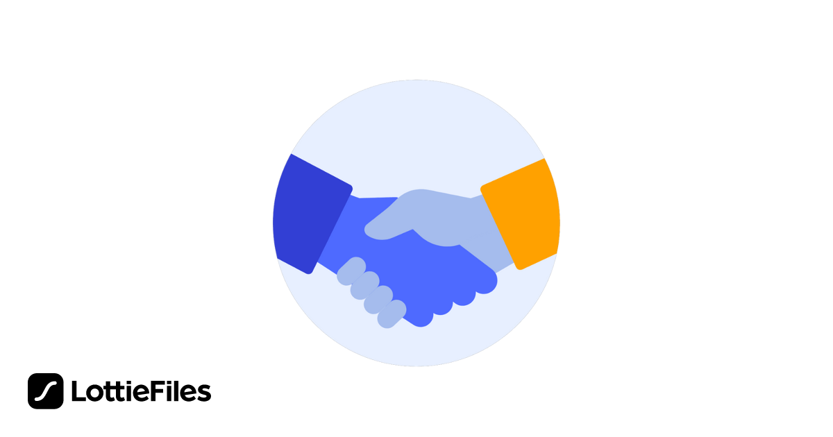 Free Handshake Animation by manju | LottieFiles