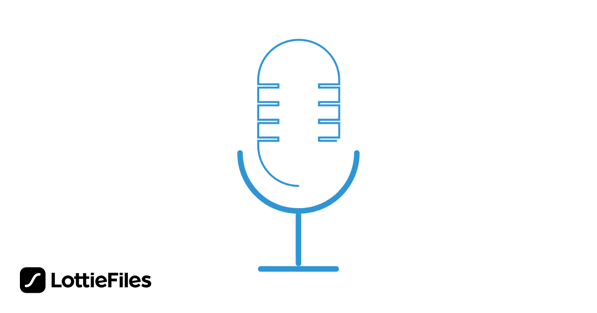 Free Microphone Animated Icon Animation by Zayn | LottieFiles