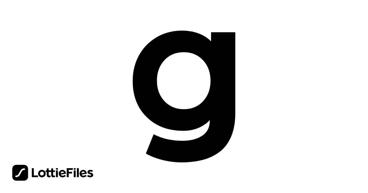 Free Letter G #2 Animation by Rita Silva | LottieFiles