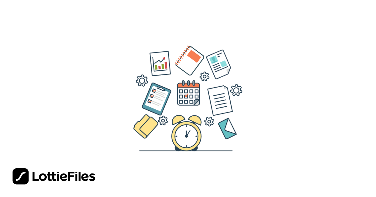 Free Time management Animation by Priyanshu | LottieFiles