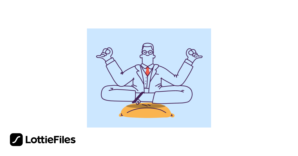 Free Meditation Animation by Jitendra | LottieFiles