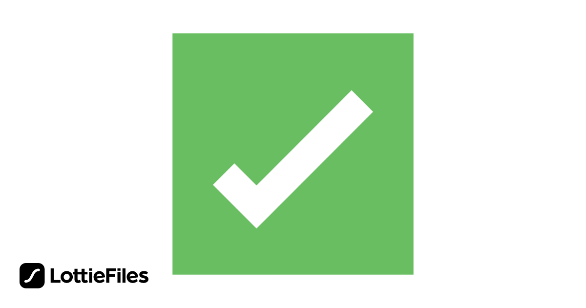 Free Check Box 1 Animation by vik4graphic | LottieFiles