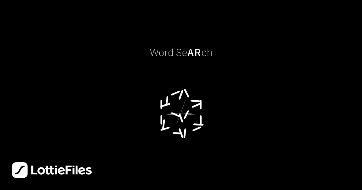 Free Word SeARch Animation by Sergio | LottieFiles