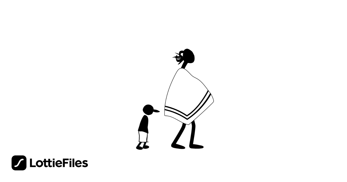 Free A mother and a son Animation by Akiko | LottieFiles
