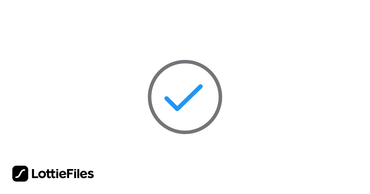 Free tick Animation by Liviu Birau | LottieFiles