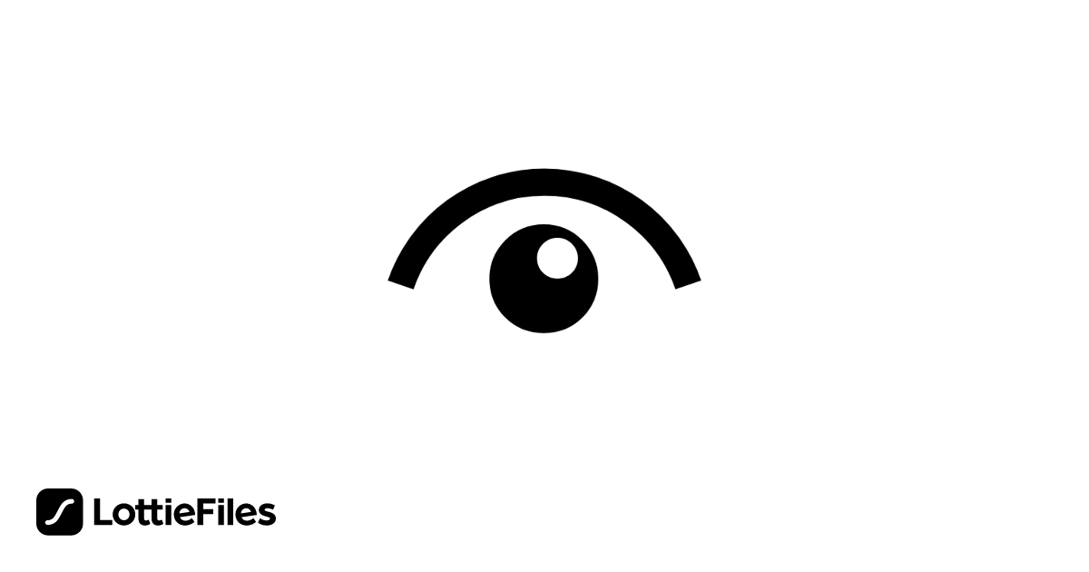 Free eye blinking Animation by Jacques | LottieFiles