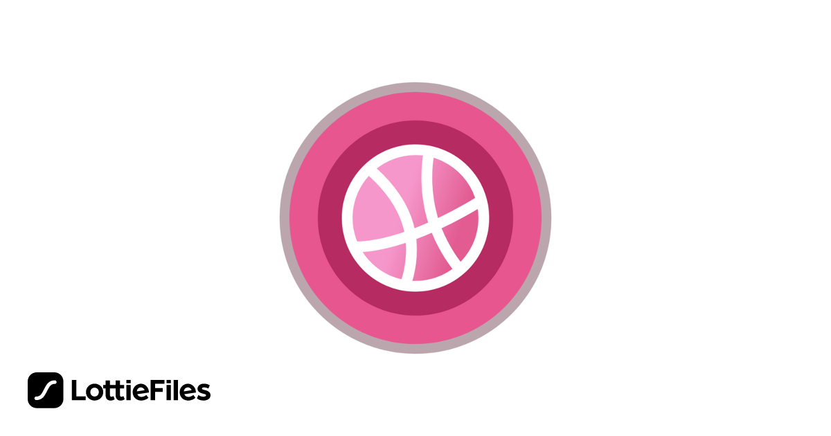 Free Dribble logo Animation by Israr | LottieFiles