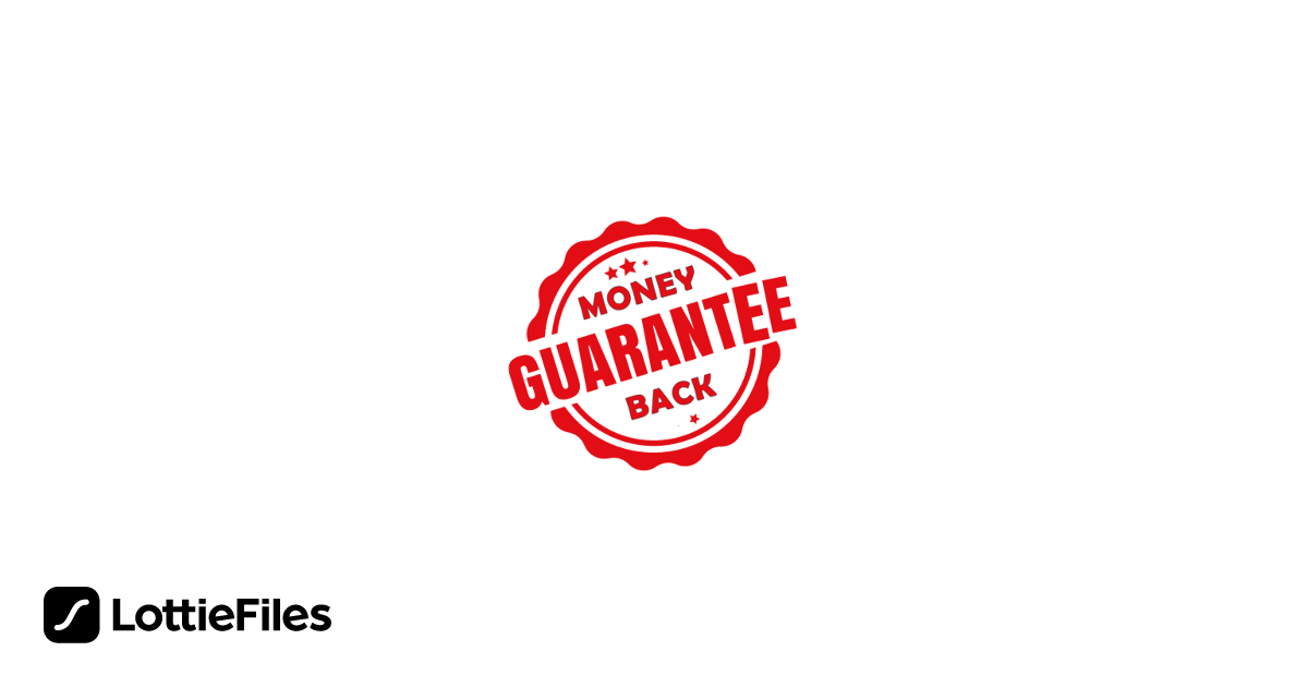 Free Money back guarantee Animation by Anshuman | LottieFiles