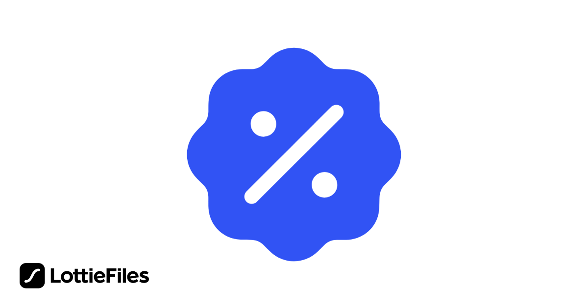 Free Discount Animation by Franklin Lopez | LottieFiles