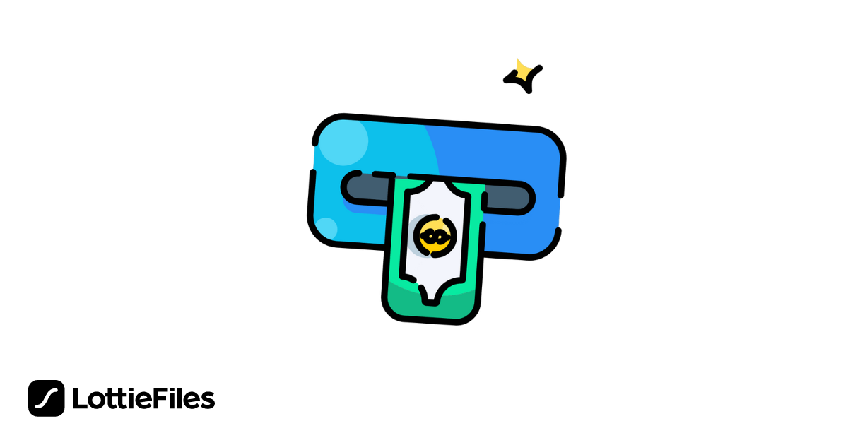 Free ATM Machine Animation by illustrator | LottieFiles