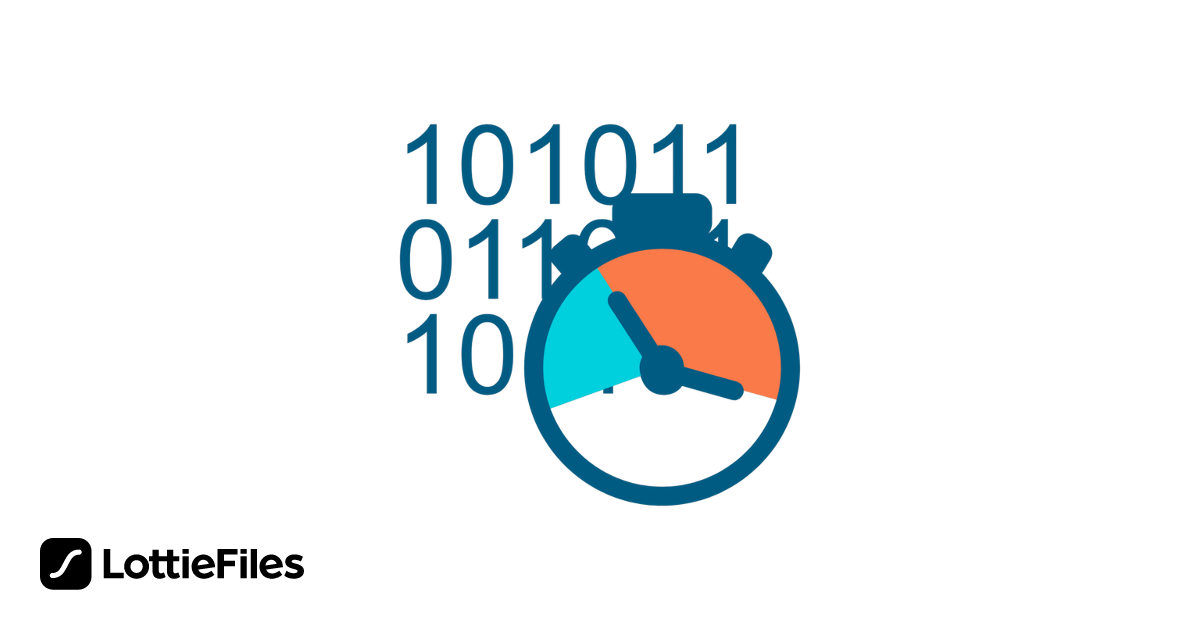 Free Coding timer icon Lottie JSON animation Animation by Weblodge ...