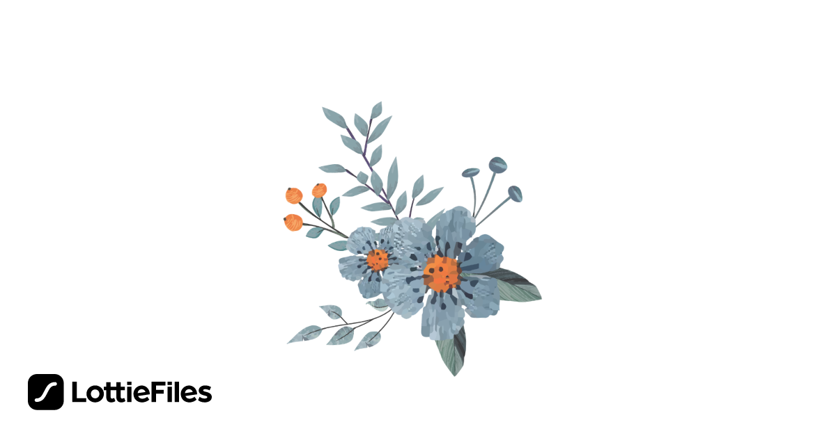 Free Floral Animated Design Animation by Elbama | LottieFiles