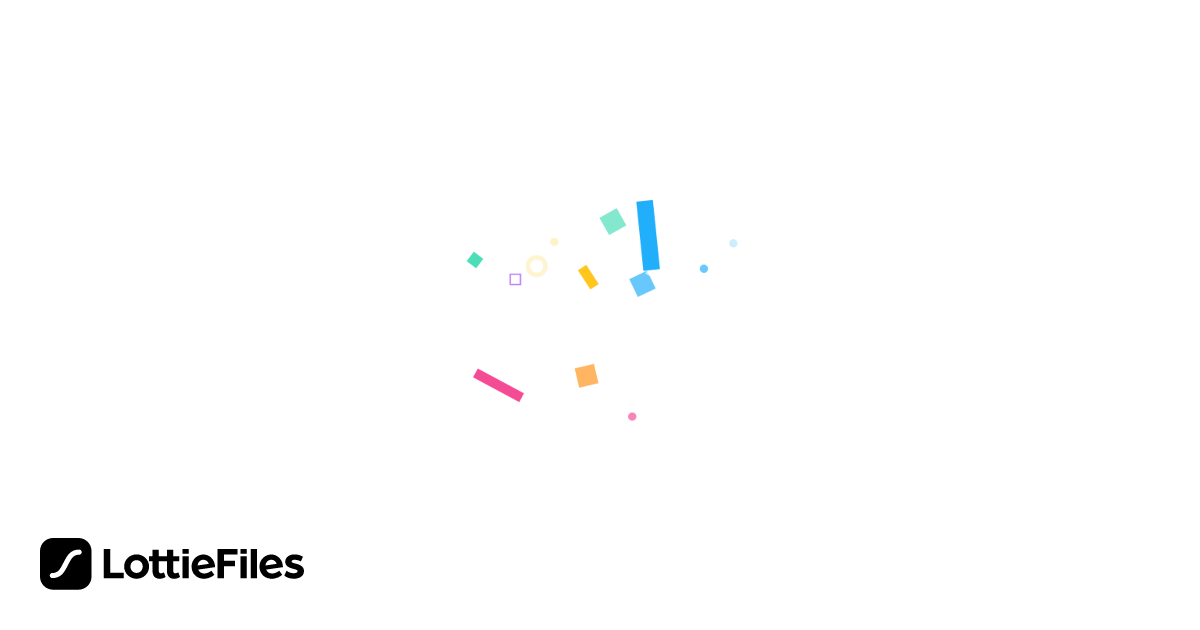 Free Confetti Right Animation by Zandre Coetzer | LottieFiles