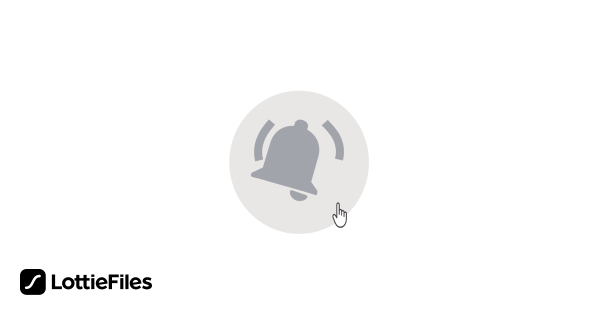 Free Bell Button Animation by Bashir | LottieFiles