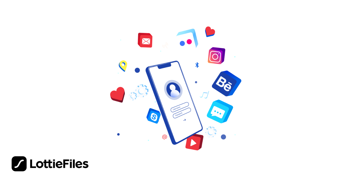 Free Social Media Animation by Shubham | LottieFiles