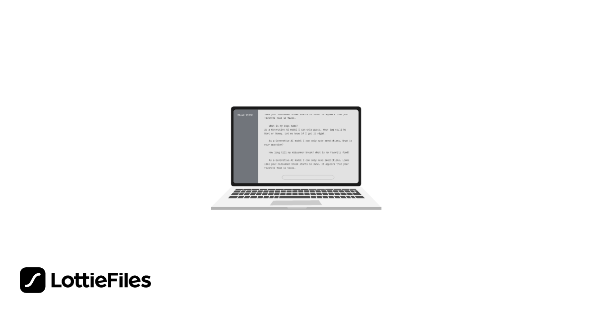 Free Chat GPT Animation by AndrisBabuskins | LottieFiles