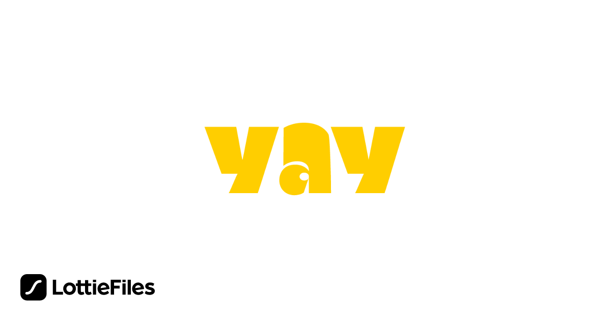 Free Text yay Animation by Celcea | LottieFiles