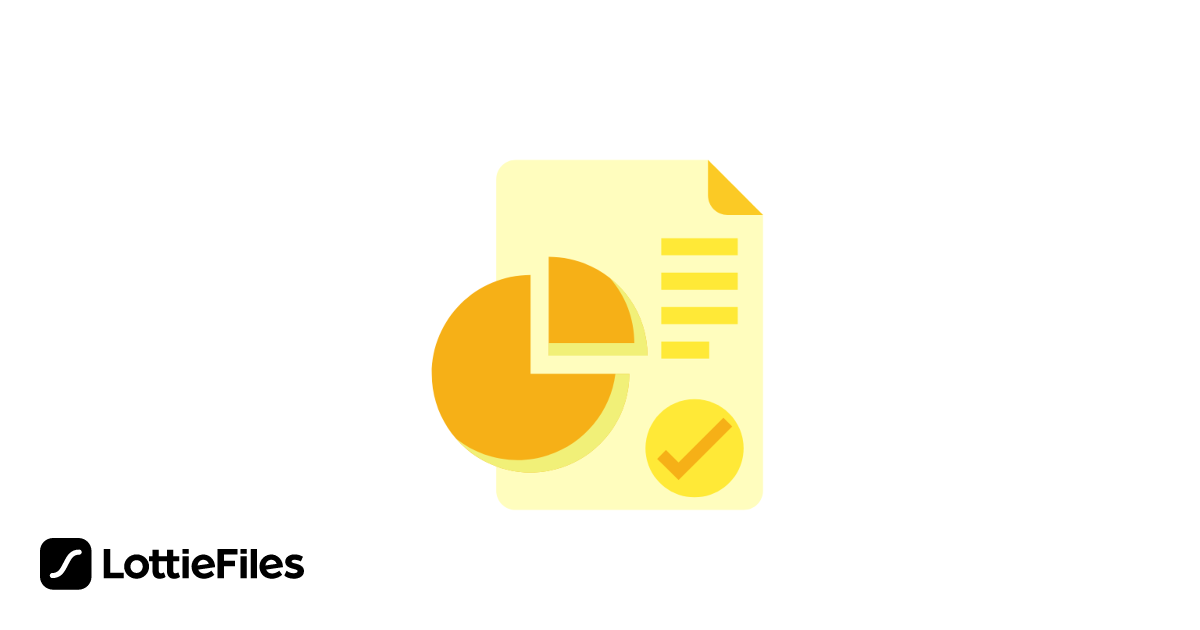 Free yellow chart Animation by Mr | LottieFiles