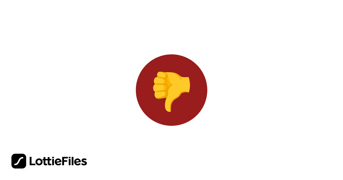 Free Dislike Animation by Oksana | LottieFiles