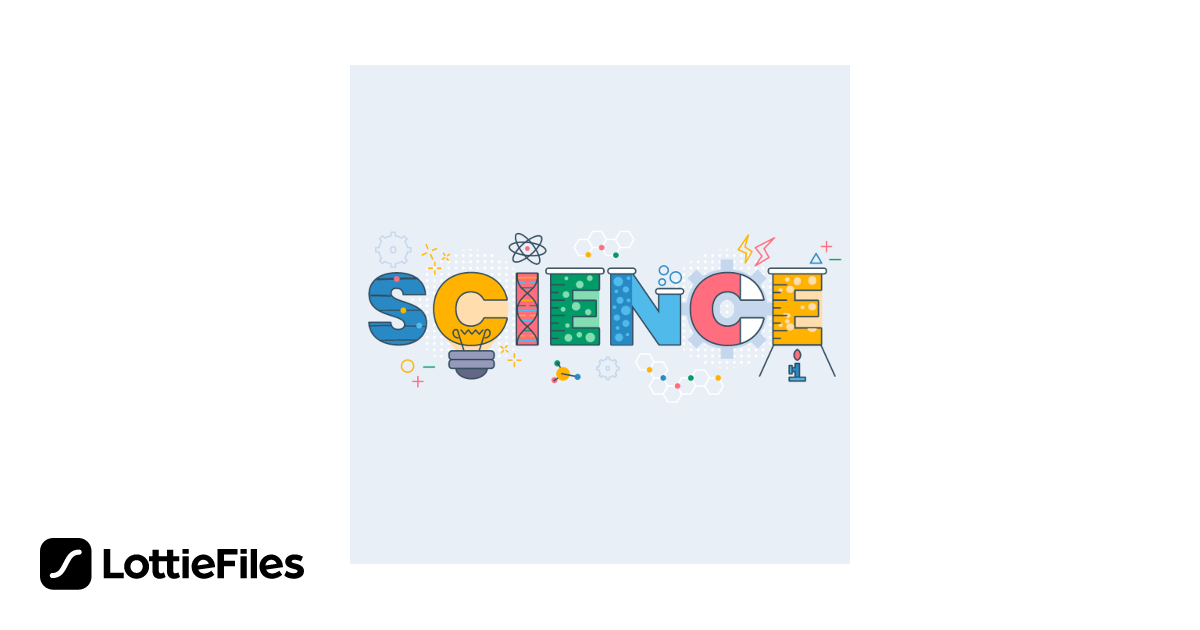 Free Science letters artwork Animation by Boltbite | LottieFiles