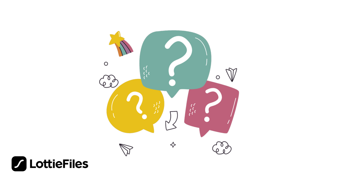 Free Questions Stickers Animation by Abdul Latif | LottieFiles