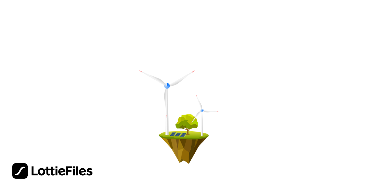 Free Wind power generation Animation by ZHANGXIN | LottieFiles