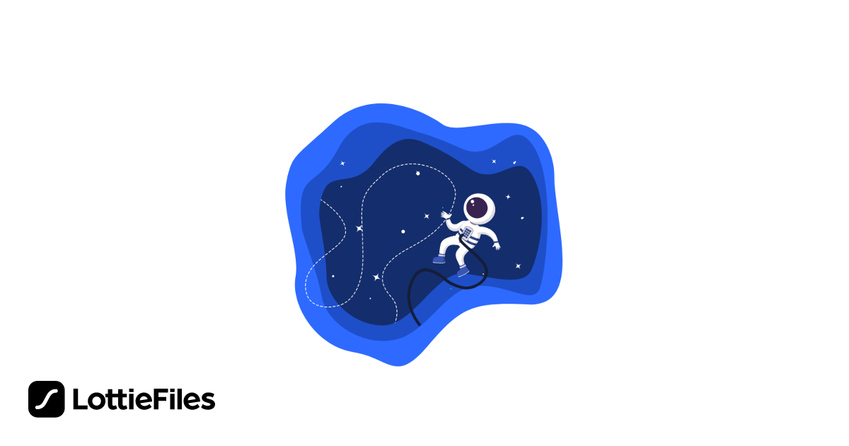 Free Space astronaut Animation by buryastorm | LottieFiles